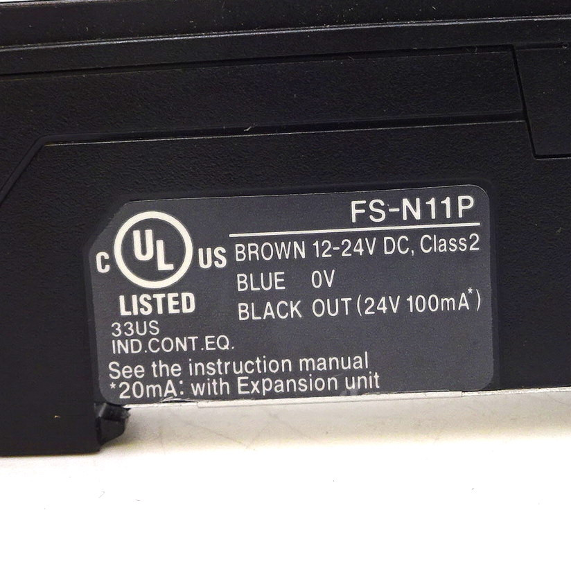 Fibre Amplifier FS-N11P Keyence 24VDC 100mA *Used* - Axxa - Motor Control & Automation